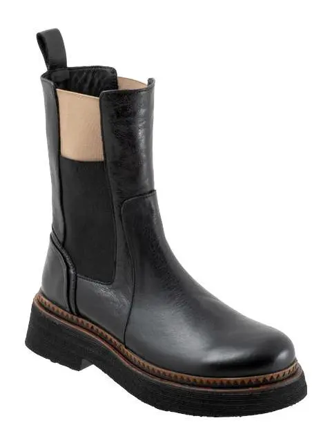 BUENO Gizelle Leather Boots - Black