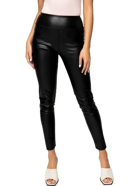 GIBSONLOOK Gigi Essential Faux Leather Leggings - Black