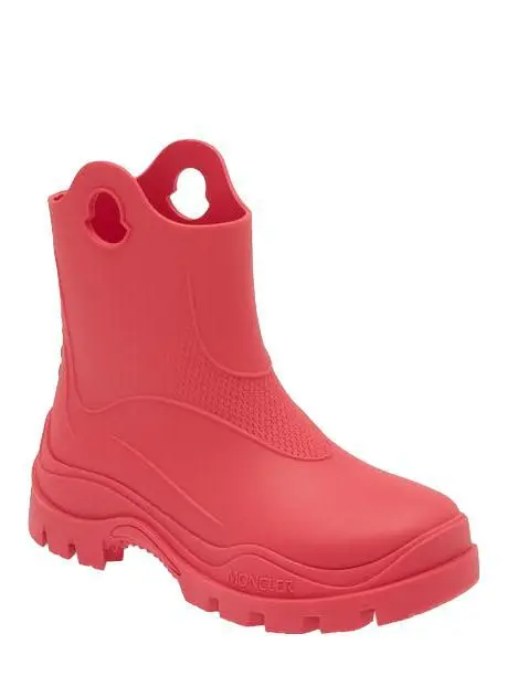 Moncler Misty Rain Boots - Dark Pink