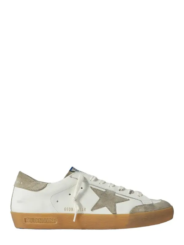 GOLDEN GOOSE Super-star Penstar Leather And Suede Sneakers - Neutrals