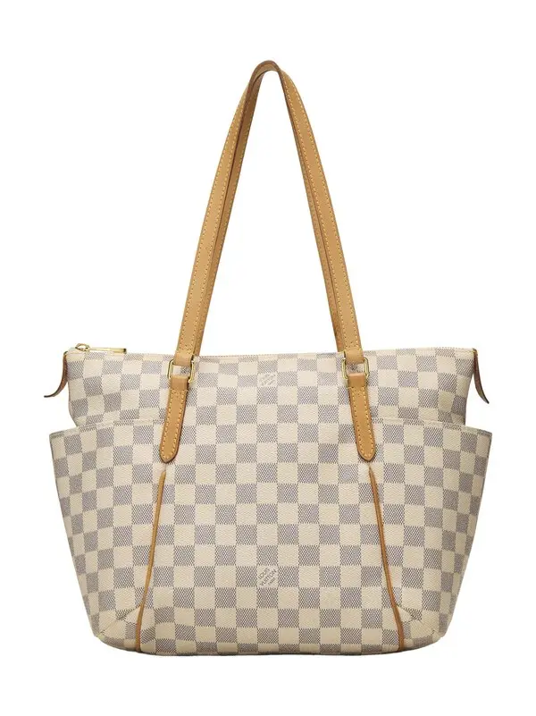 LOUIS VUITTON Damier Azur Totally Nm Tote - White