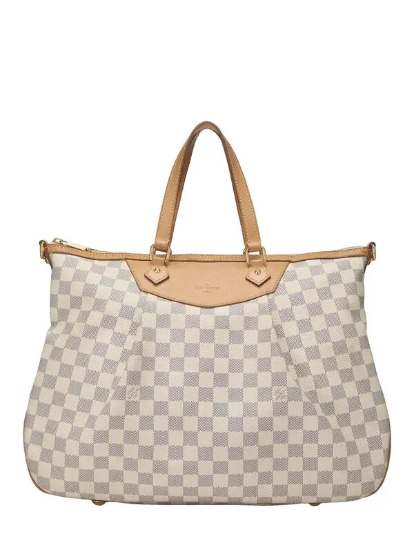 LOUIS VUITTON Damier Azur Siracusa - White