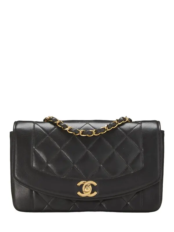 Chanel Small Diana Flap Bag - Black