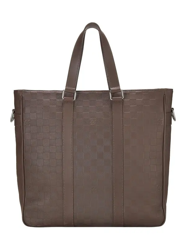 LOUIS VUITTON Damier Infini Neo Tadao Tote Bag - Brown
