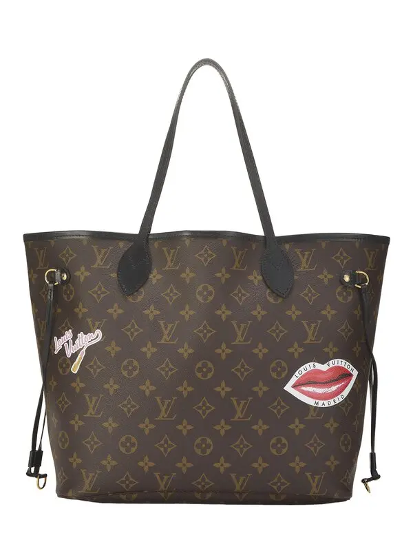 LOUIS VUITTON Monogram World Tour Neverfull - Brown