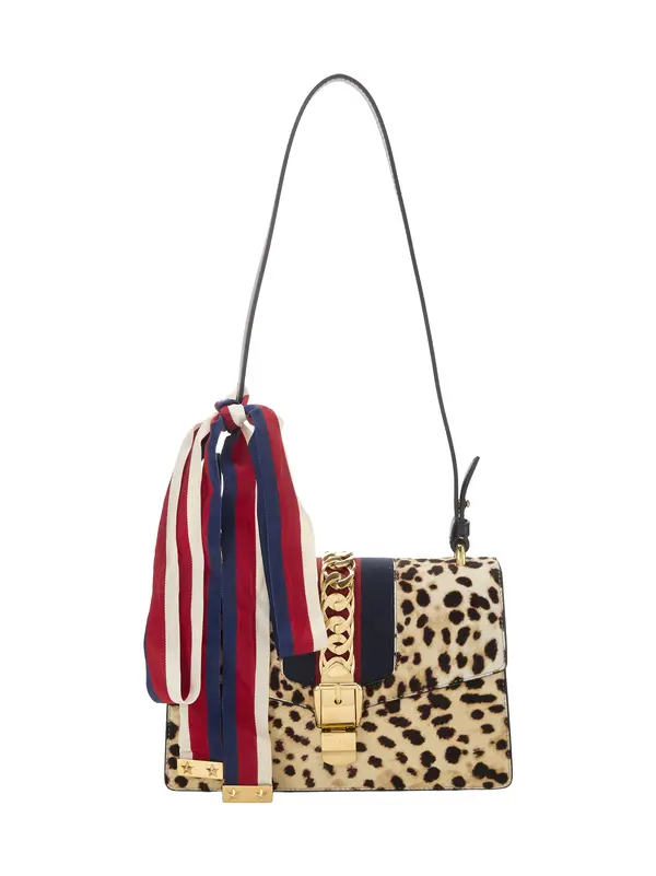 Gucci Ponyhair Sylvie Shoulder Bag - Multi