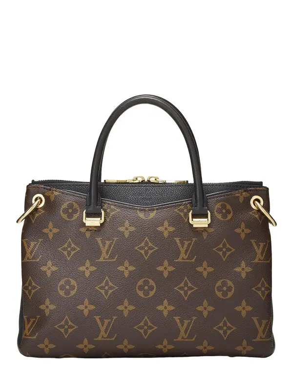 LOUIS VUITTON Monogram Canvas Pallas Nm - Black