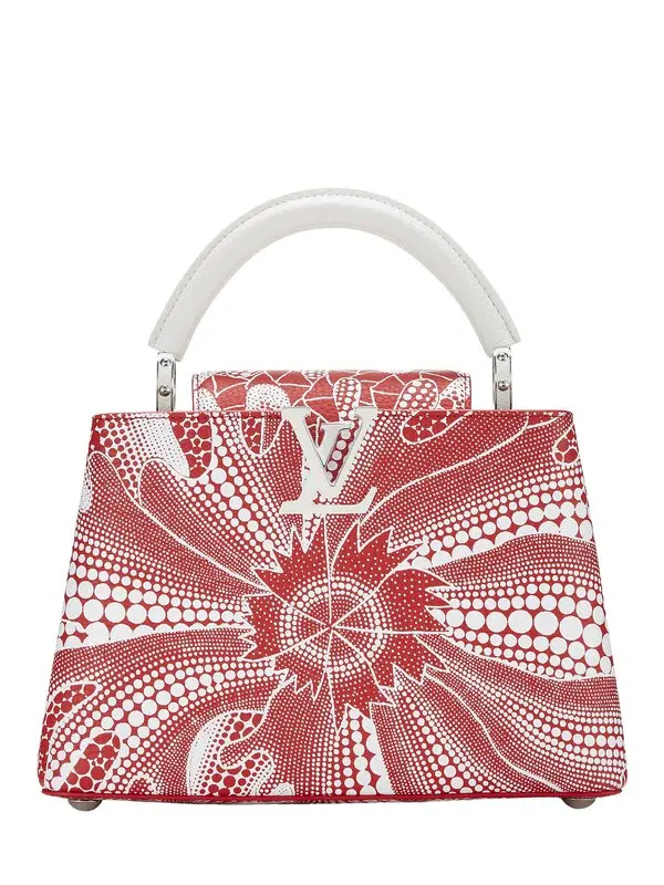 LOUIS VUITTON Yayoi Kusama Dots Infinity Capucines - Red