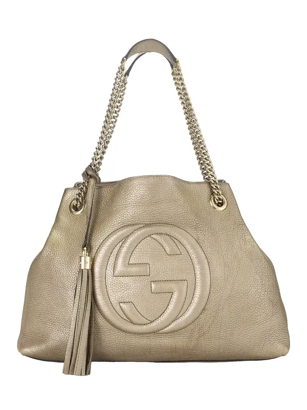 Gucci Soho Chain Tote - Gold