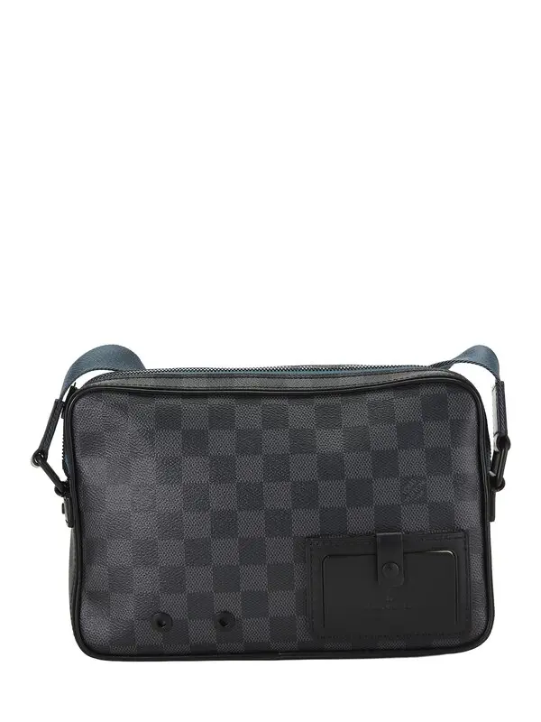 LOUIS VUITTON Damier Graphite Alpha Messenger - Black