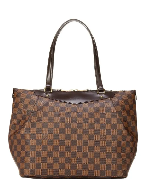 LOUIS VUITTON Damier Ebene Westminster Tote - Brown