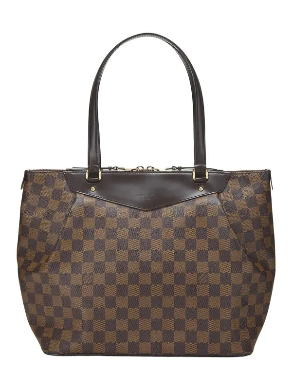 LOUIS VUITTON Damier Ebene Westminster Tote - Brown