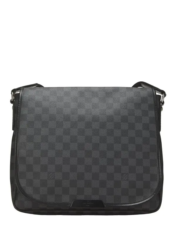 LOUIS VUITTON Damier Graphite Daniel - Black