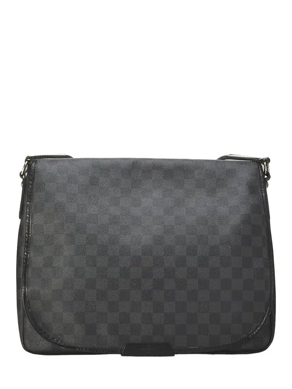 LOUIS VUITTON Damier Graphite Daniel Messenger Bag - Grey