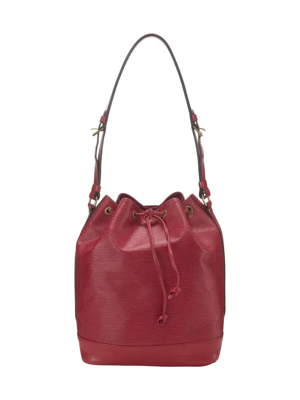 LOUIS VUITTON Epi Noe Bucket Bag - Red
