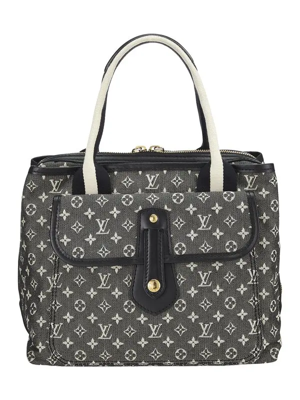 LOUIS VUITTON Monogram Mini Lin Sac Mary Kate - Black