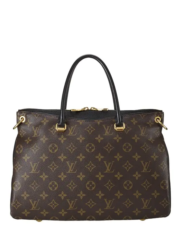 LOUIS VUITTON Monogram Canvas Pallas Nm - Black