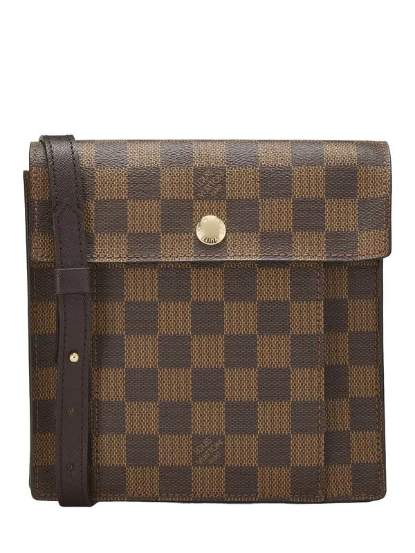 LOUIS VUITTON Damier Ebene Pimlico - Brown