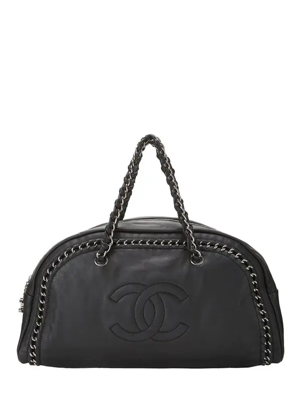 Chanel Luxe Ligne Bowler Bag - Black