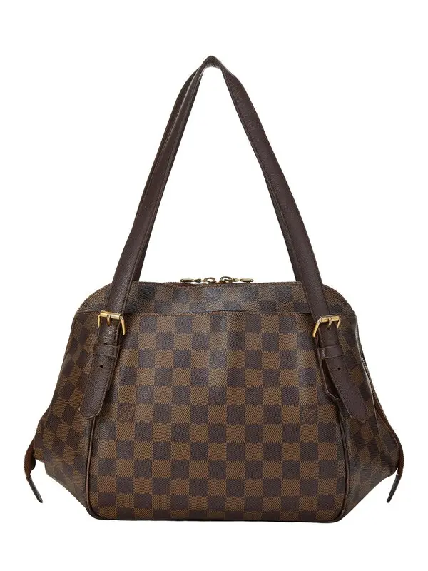LOUIS VUITTON Damier Ebene Belem - Brown