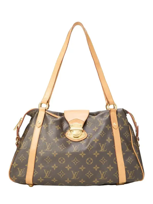 LOUIS VUITTON Monogram Stresa Shoulder Bag - Brown
