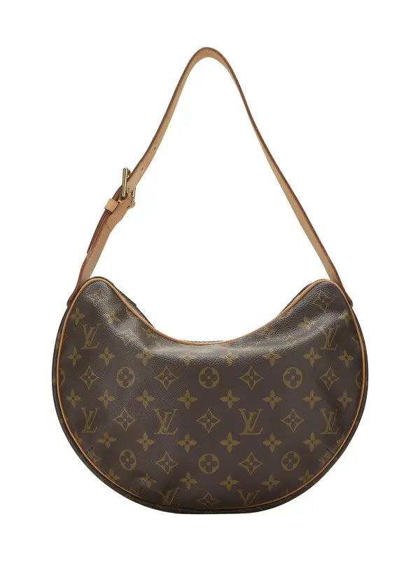 LOUIS VUITTON Monogram Canvas Croissant - Brown