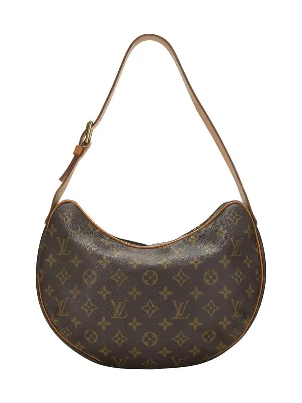 LOUIS VUITTON Monogram Canvas Croissant - Brown