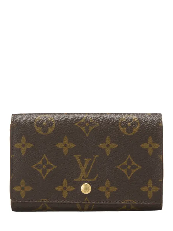 LOUIS VUITTON Monogram Canvas Tresor Wallet - Brown