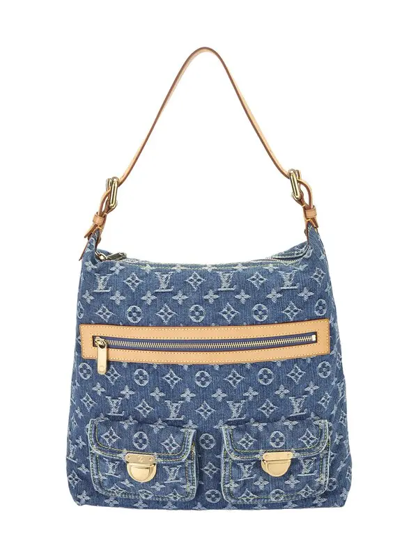 LOUIS VUITTON Monogram Denim Baggy - Blue