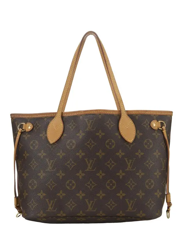 LOUIS VUITTON Monogram Neverfull Nm - Pink