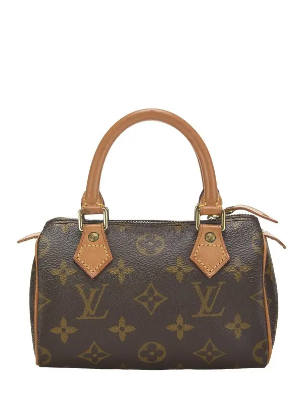LOUIS VUITTON Monogram Hl Speedy Mini Handbag - Brown