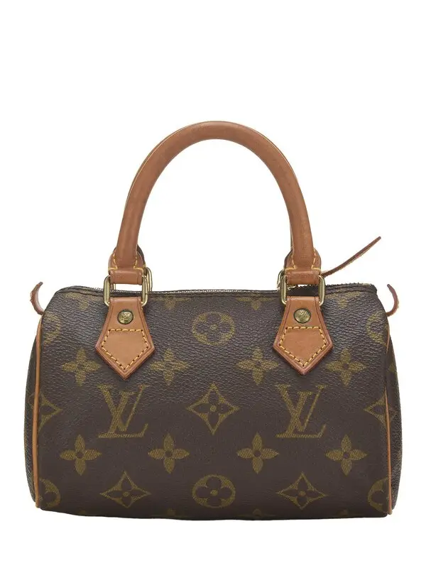 LOUIS VUITTON Monogram Hl Speedy Mini Handbag - Brown