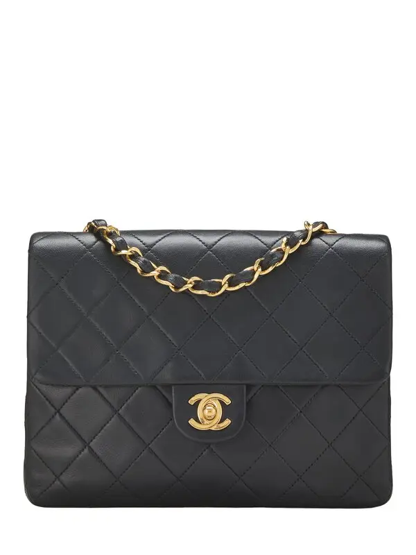 Chanel Quilted Lambskin Half Flap - Navy