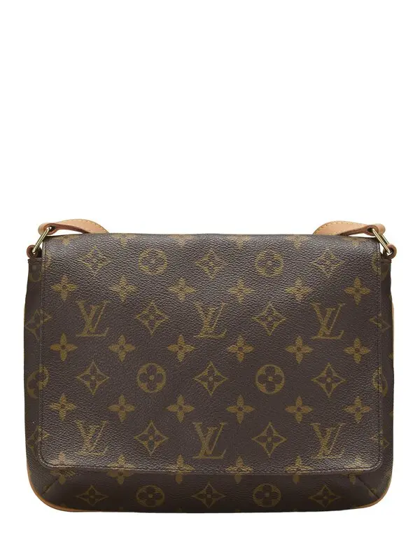 LOUIS VUITTON Monogram Canvas Musette Tango - Brown