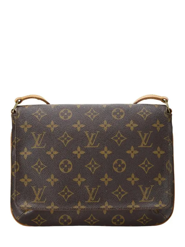 LOUIS VUITTON Monogram Canvas Musette Tango - Brown