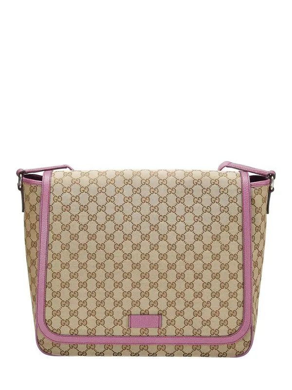 Gucci Original Gg Canvas Diaper Bag - Pink
