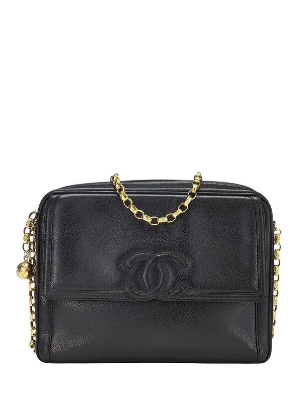 Chanel Caviar Pocket Camera Bag - Black