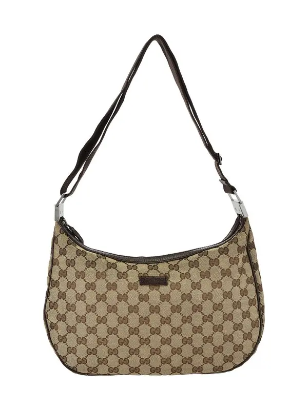 Gucci Original Gg Canvas Round Messenger Bag - Beige
