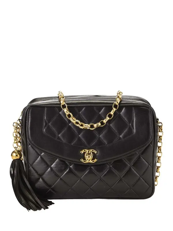 Chanel Lambskin Pocket Camera Bag - Black