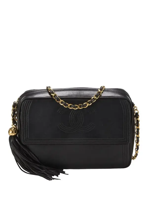 Chanel Lambskin Pocket Camera Bag - Black