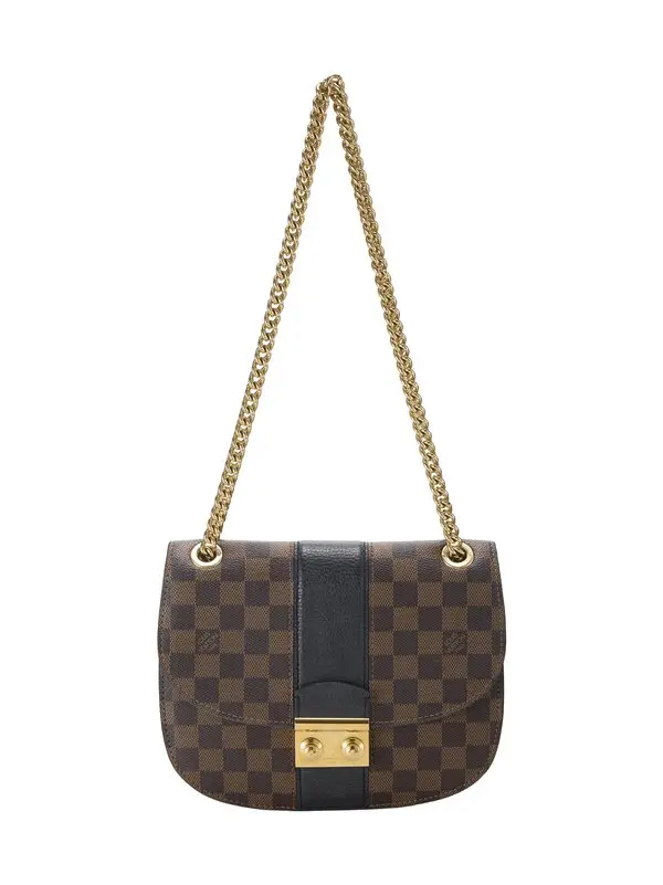 LOUIS VUITTON Damier Ebene Wight - Black