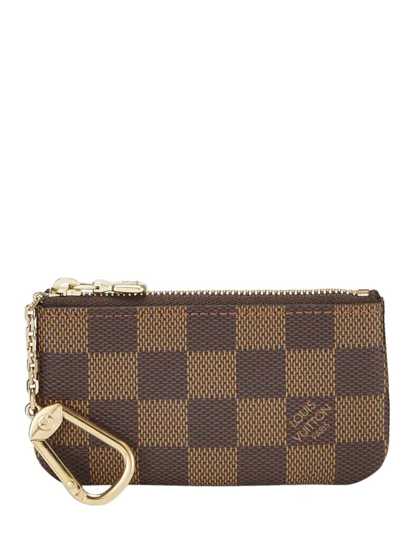LOUIS VUITTON Damier Ebene Pochette Clefs - Brown