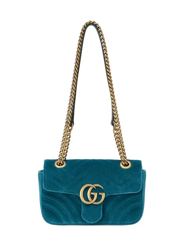 Gucci Gg Marmont Shoulder Bag - Green