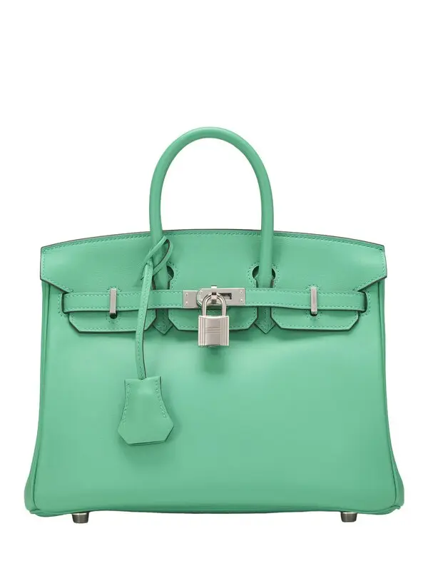 Hermès Swift Birkin 25 Handbag - Menthe