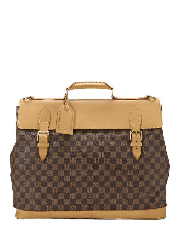 LOUIS VUITTON Damier Ebene Clipper - Brown
