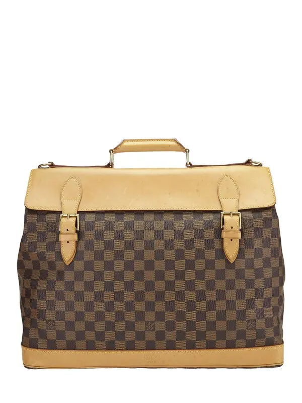 LOUIS VUITTON Damier Ebene Clipper - Brown