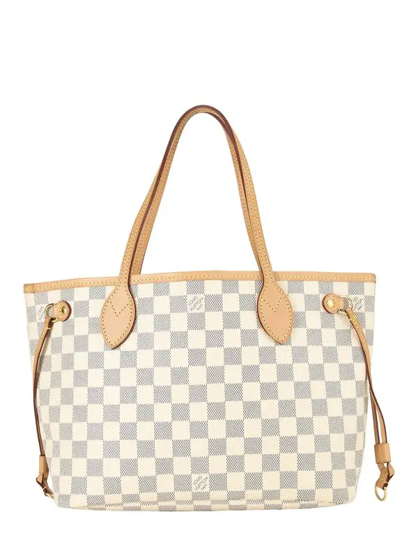 LOUIS VUITTON Damier Azur Nm - White