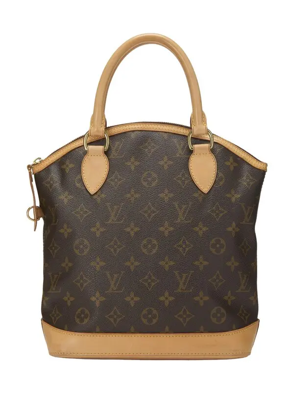 LOUIS VUITTON Monogram Lockit Vertical Tote - Brown