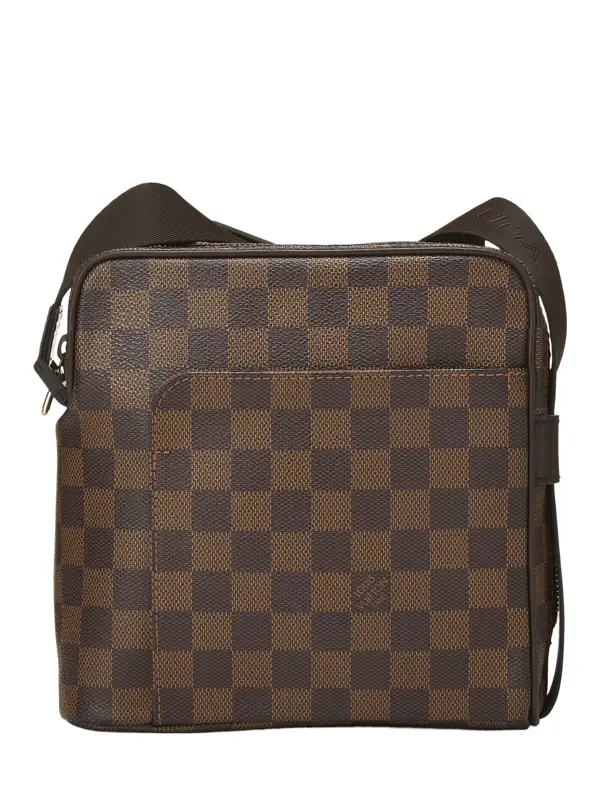LOUIS VUITTON Damier Ebene Olav - Brown