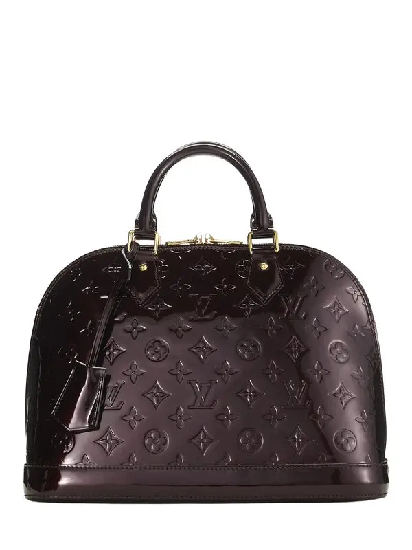 LOUIS VUITTON Amarante Monogram Vernis Alma - Burgundy